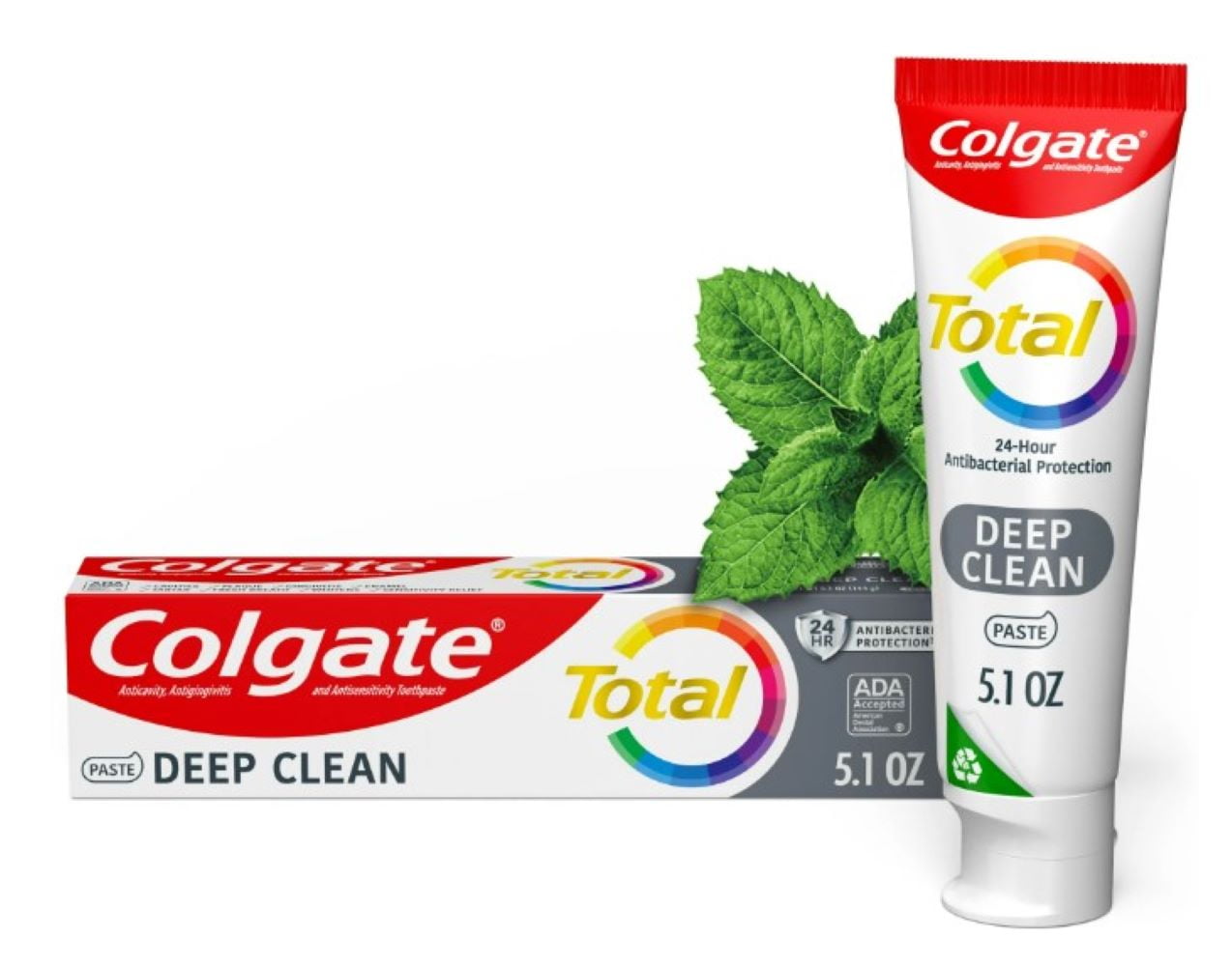 Colgate Total Deep Clean Toothpaste 5.1 oz (Pack of 5) - Walmart.com