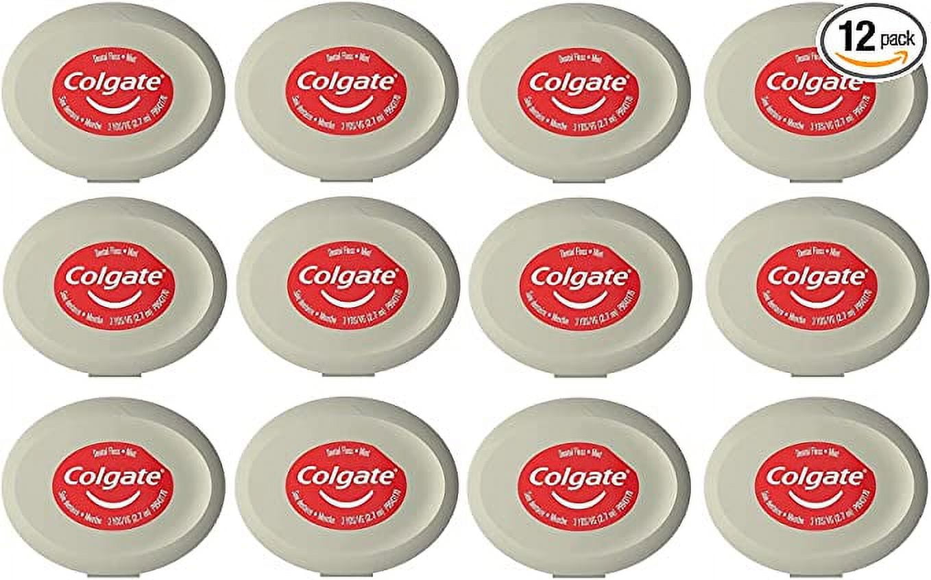 Colgate Total Tooth Teeth Cleaning Flossing, Mint Flavor, Travel Size 2 ...