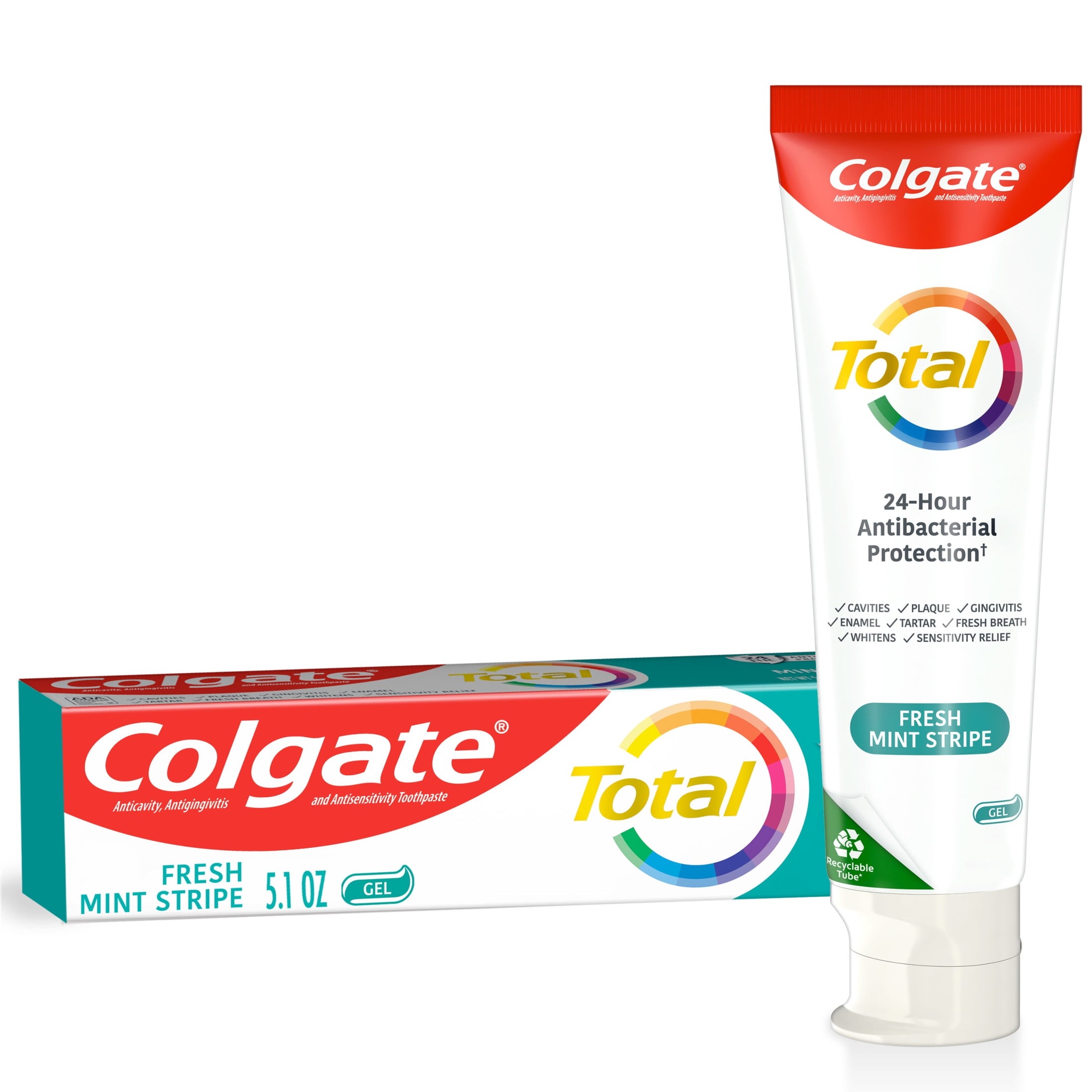 Mejores ofertas e historial de precios de Colgate Total Fresh Mint ...