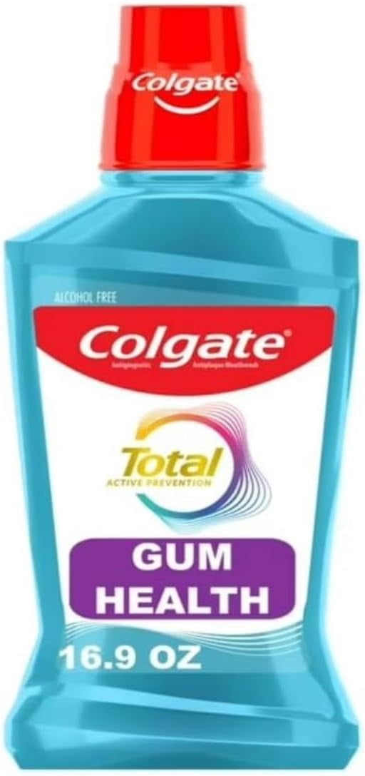 Colgate Total Gum Health Antiplaque Mouthwash, Clean Mint 16.90 oz ...