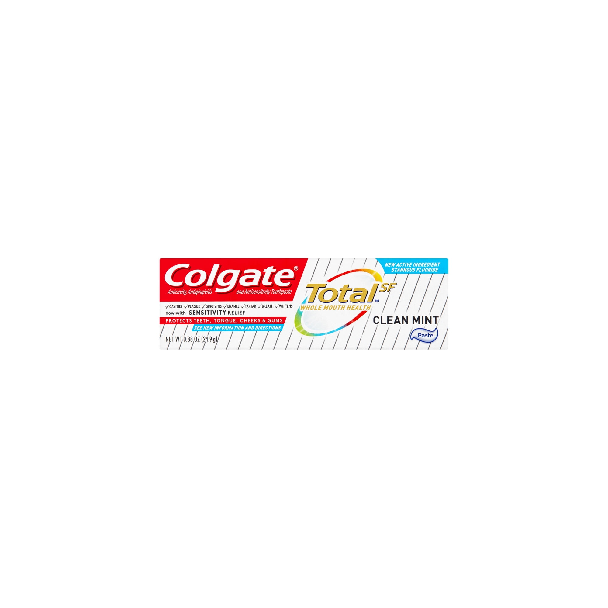 Colgate Total Toothpaste Clean Mint Travel Size (Pack of 16) - Walmart.com