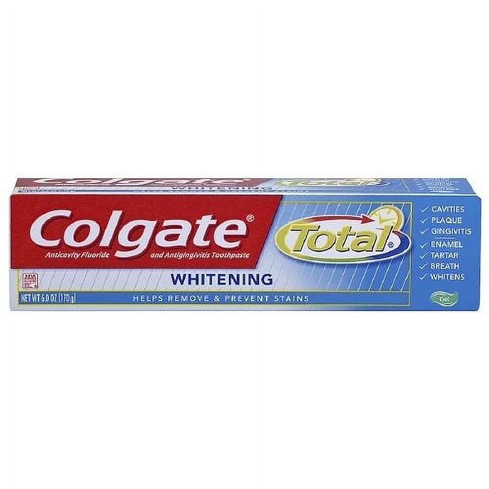 Colgate Total Whitening Gel (4-Pack) Toothpaste 6 oz., Stand-up Tube ...