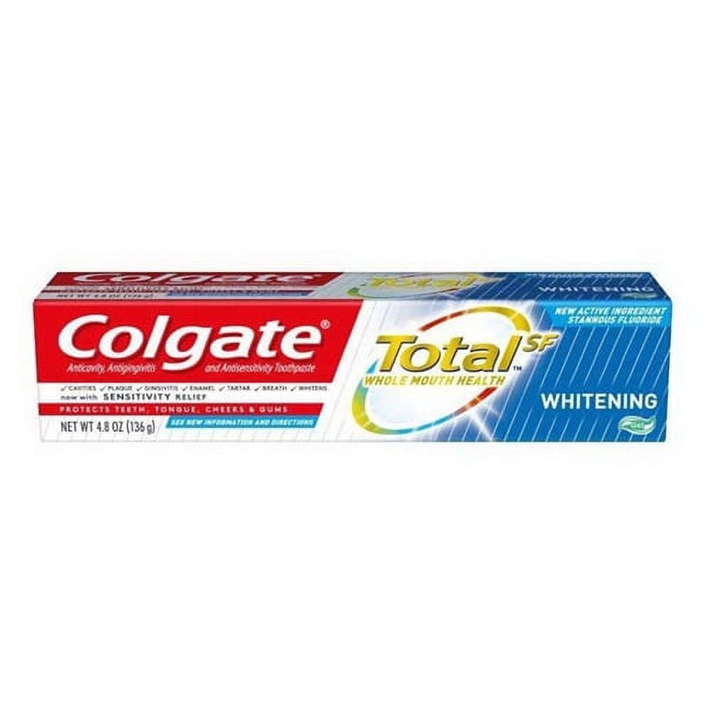 Colgate Total Whitening Gel Toothpaste, 4.8 Oz - Walmart.com