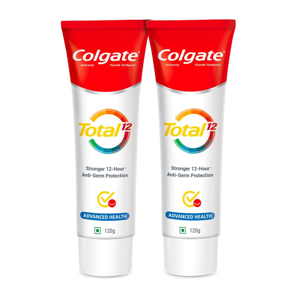 Colgate Total Whole Mouth Health, Antibacterial Toothpaste, 120gm ...