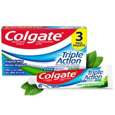 Colgate Triple Action Toothpaste 8 oz (Pack of 6) - Walmart.com