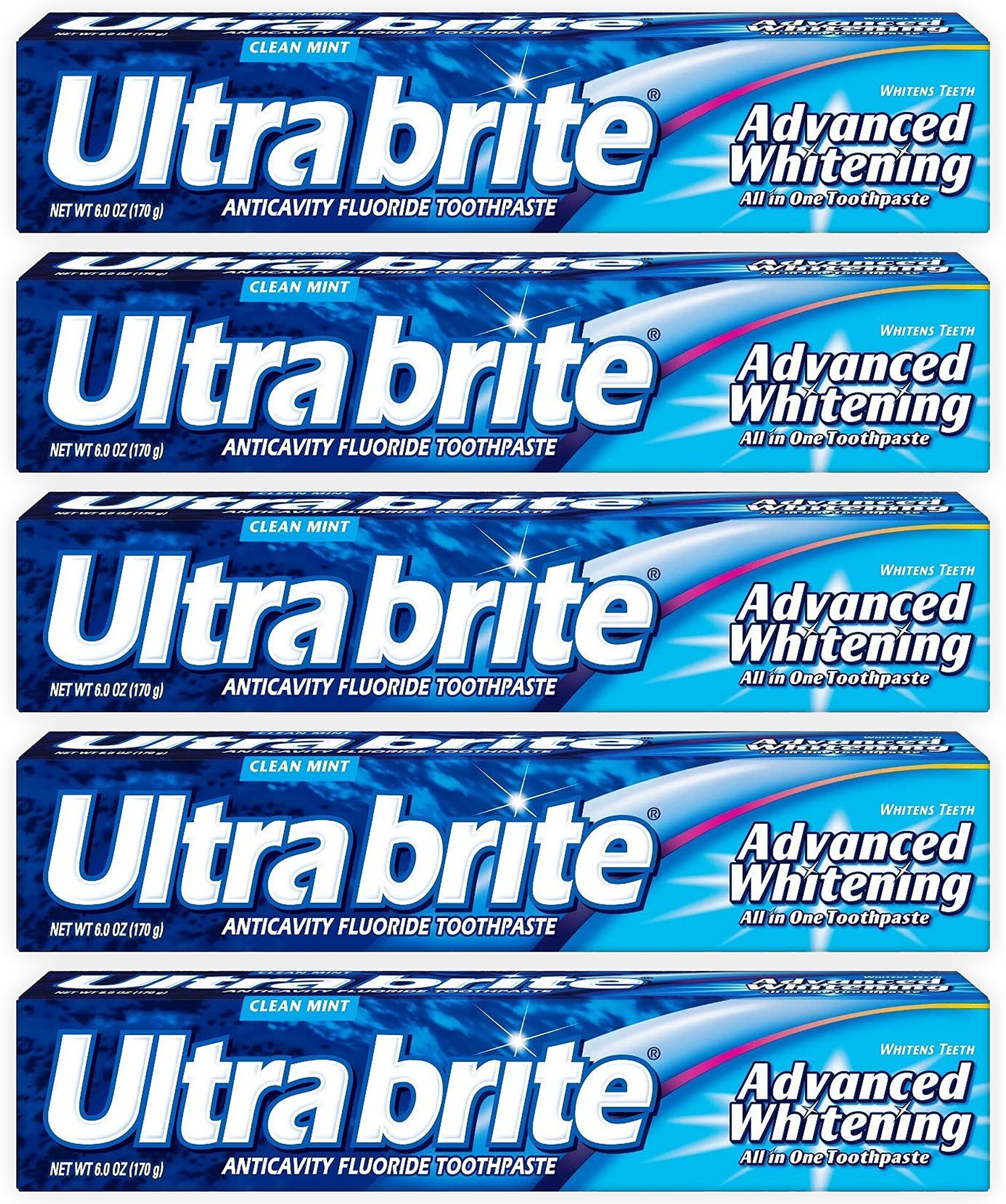 Colgate Ultra Brite Advanced MMF7 Whitening Fluoride Toothpaste, Clean ...