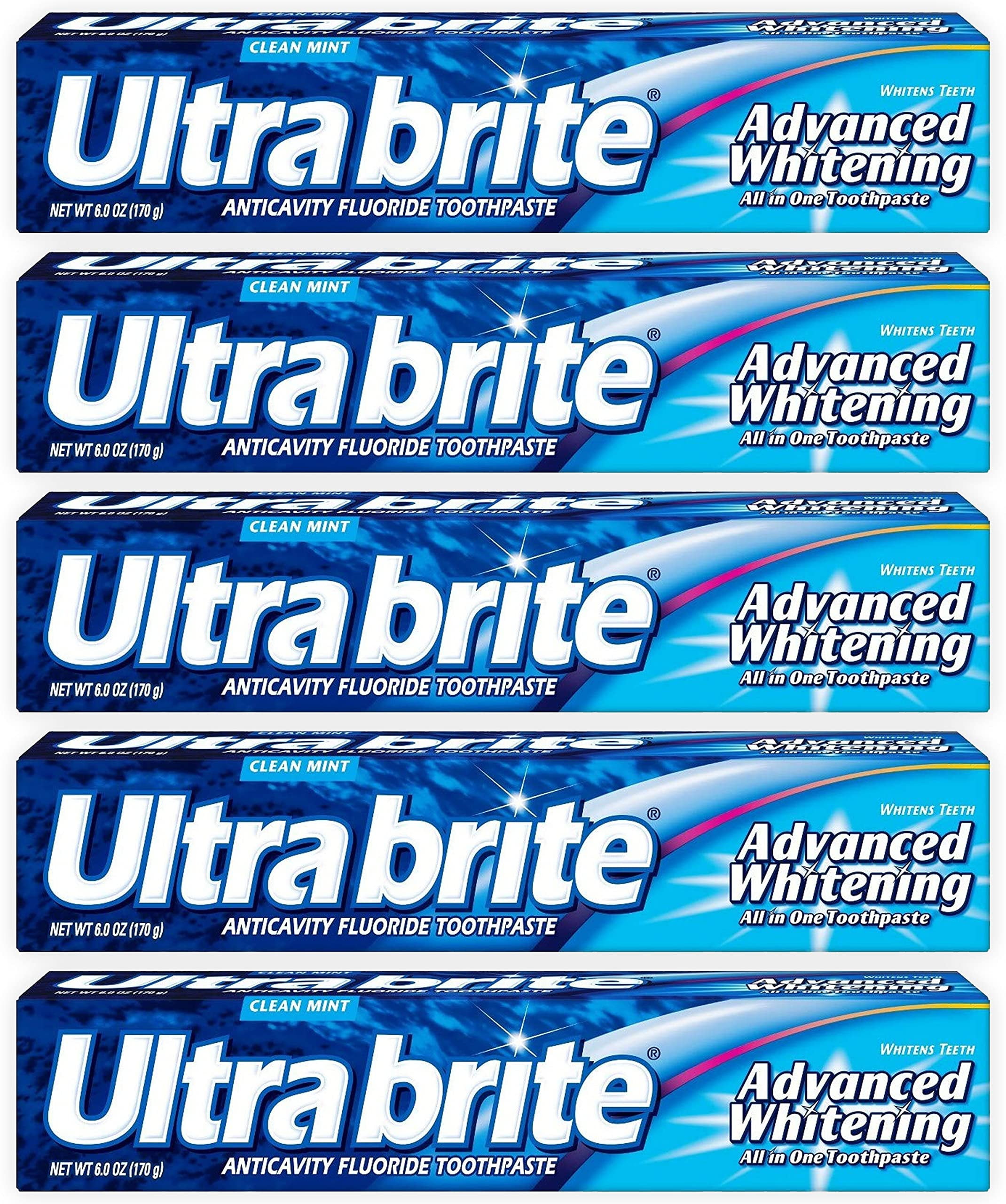 Colgate Ultra Brite Advanced Whitening Clean Mint Fluoride Toothpaste ...