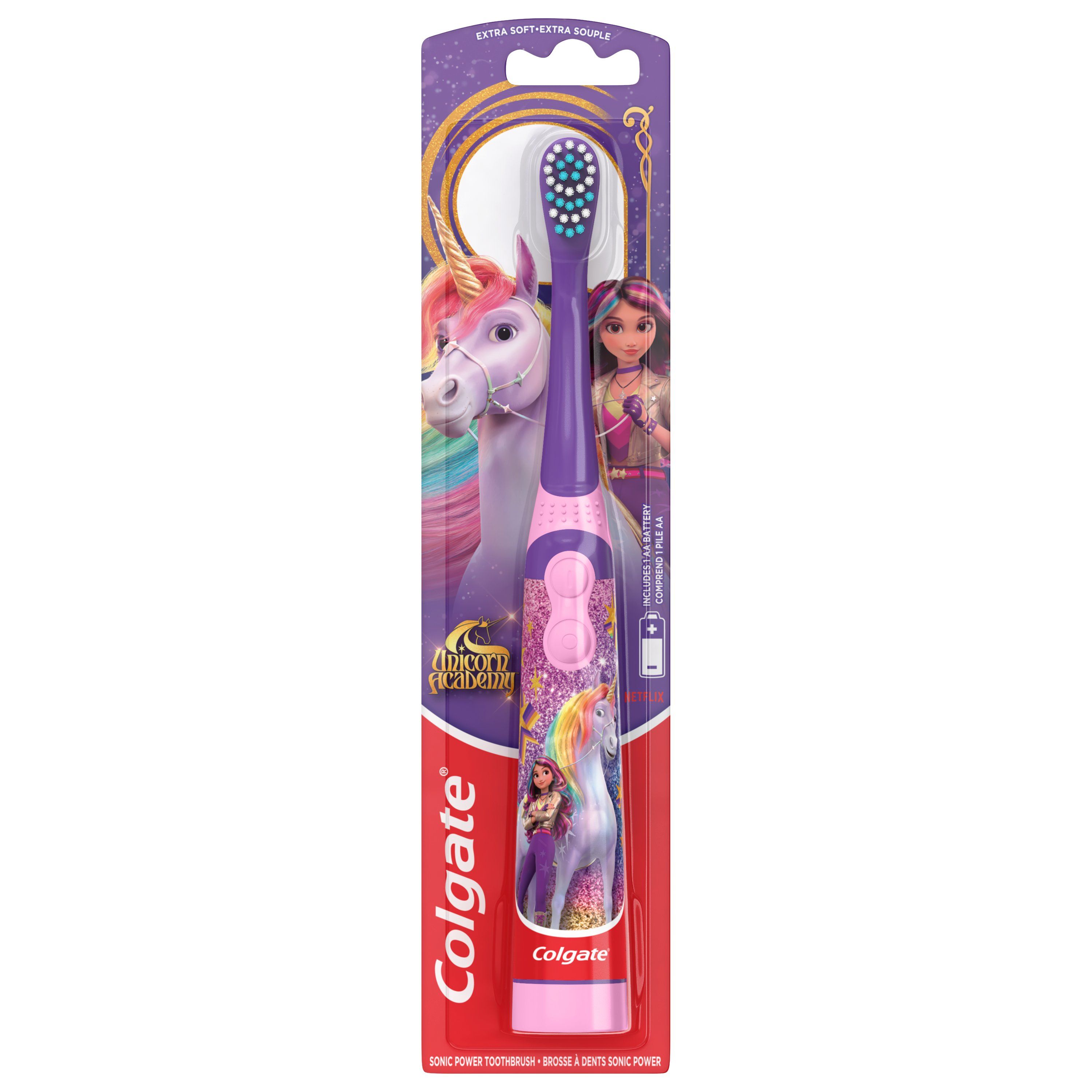 Colgate Unicorn Academy Extra Soft Sonic Power Toothbrush - ea ...
