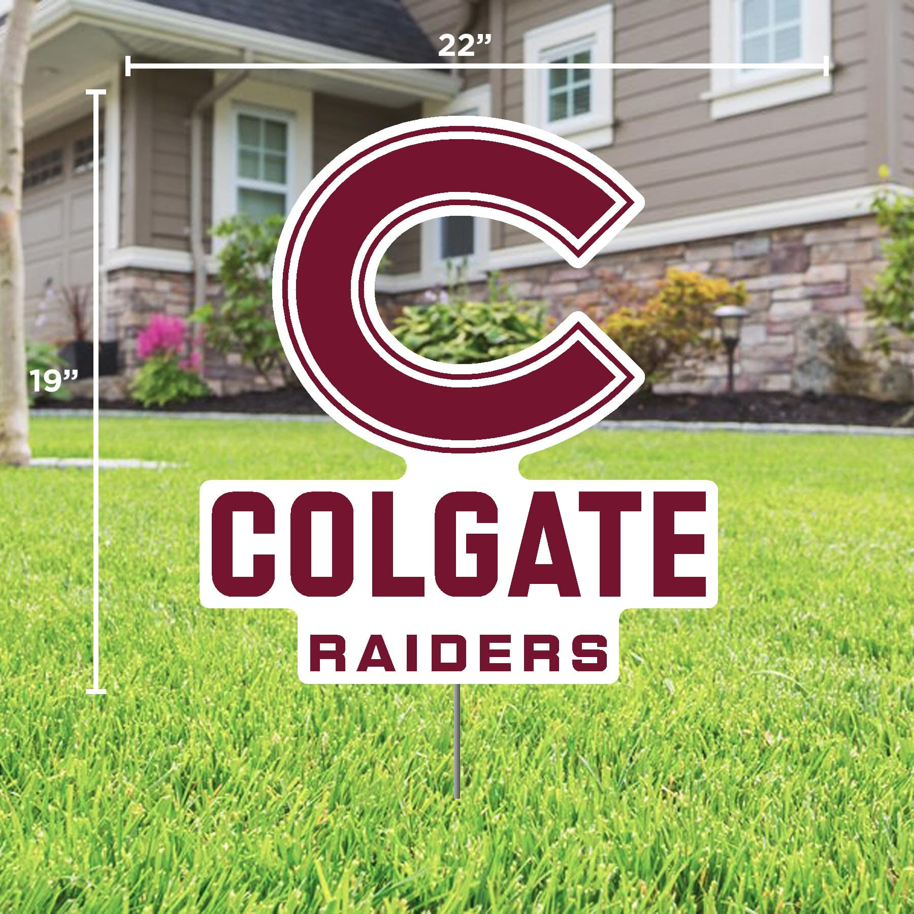 Colgate University Mascot Lawn Sign - Walmart.com