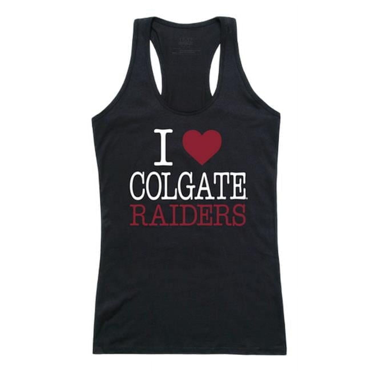 Colgate University Women Love Tank Top, Black & White - Extra Large ...