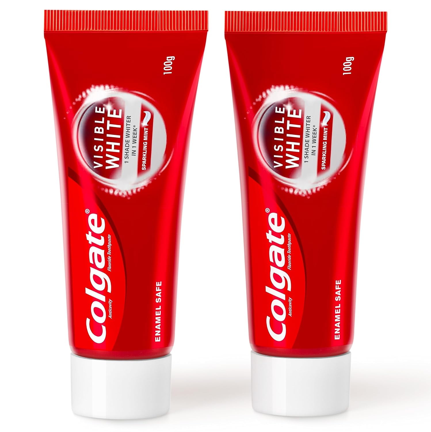 Colgate Visible White 200g (100g x Pack of 2) Teeth Whitening ...