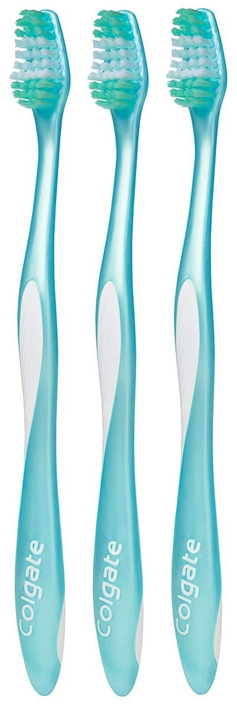 Colgate Wave Compact Head Toothbrush, Comfort Fit, Soft (Colors Vary ...