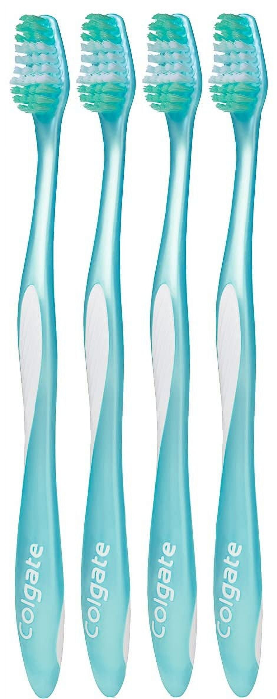 Colgate Wave Compact Head Toothbrush, Comfort Fit, Soft (Colors Vary ...