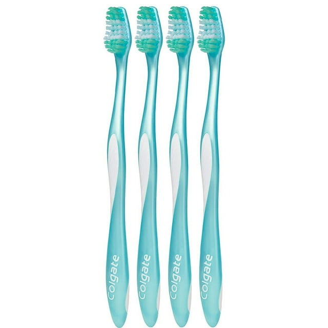 Colgate Wave Compact Head Toothbrush, Comfort Fit, Soft (Colors Vary ...