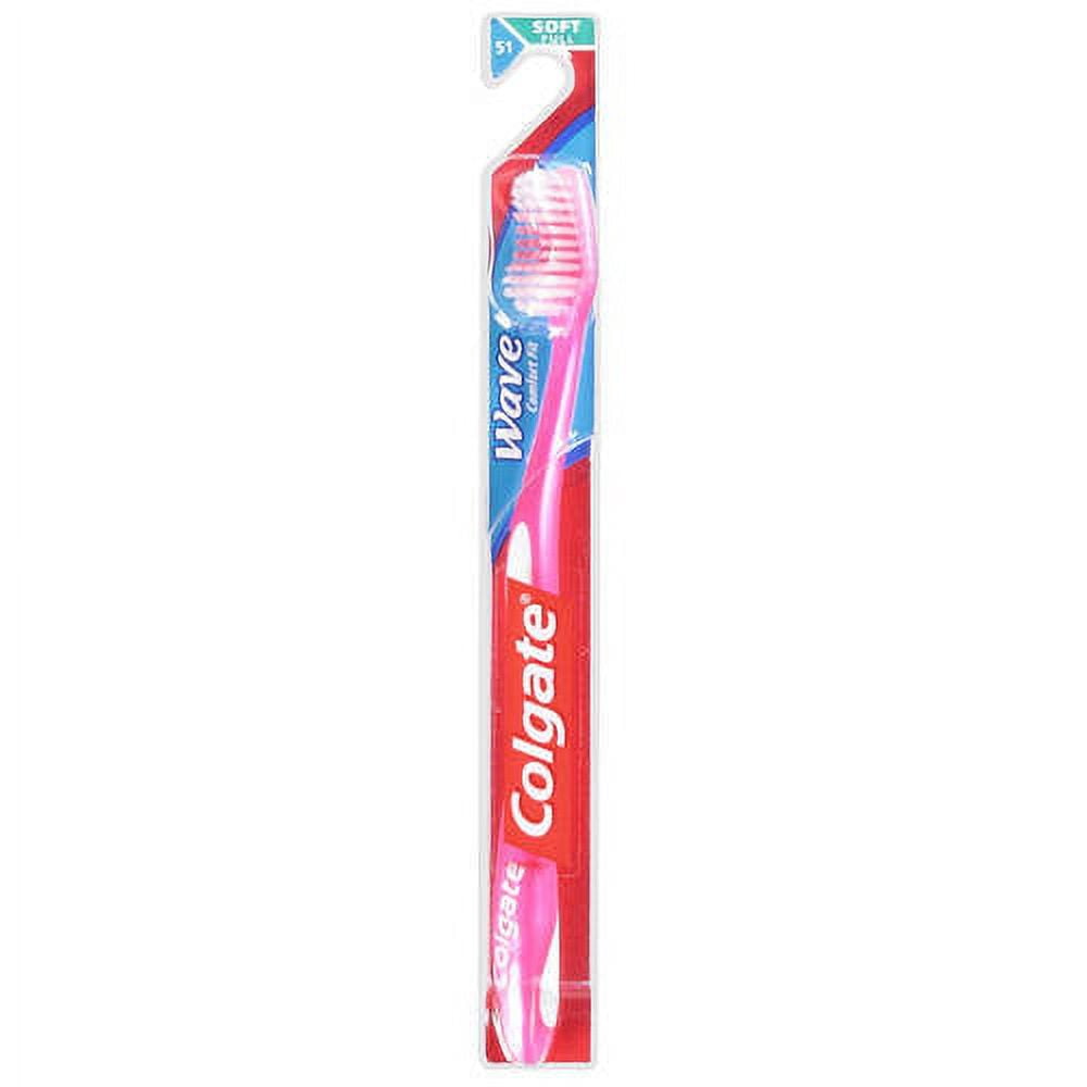 Colgate Wave ZigZag Full Head Soft Toothbrush Soft Full - Walmart.com
