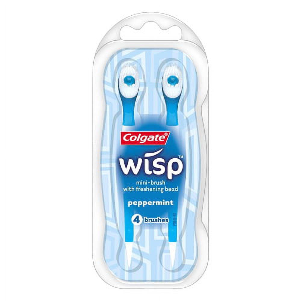 Colgate Wisp Portable Peppermint Flavor Mini-Brush - 4 Ea - Walmart.com