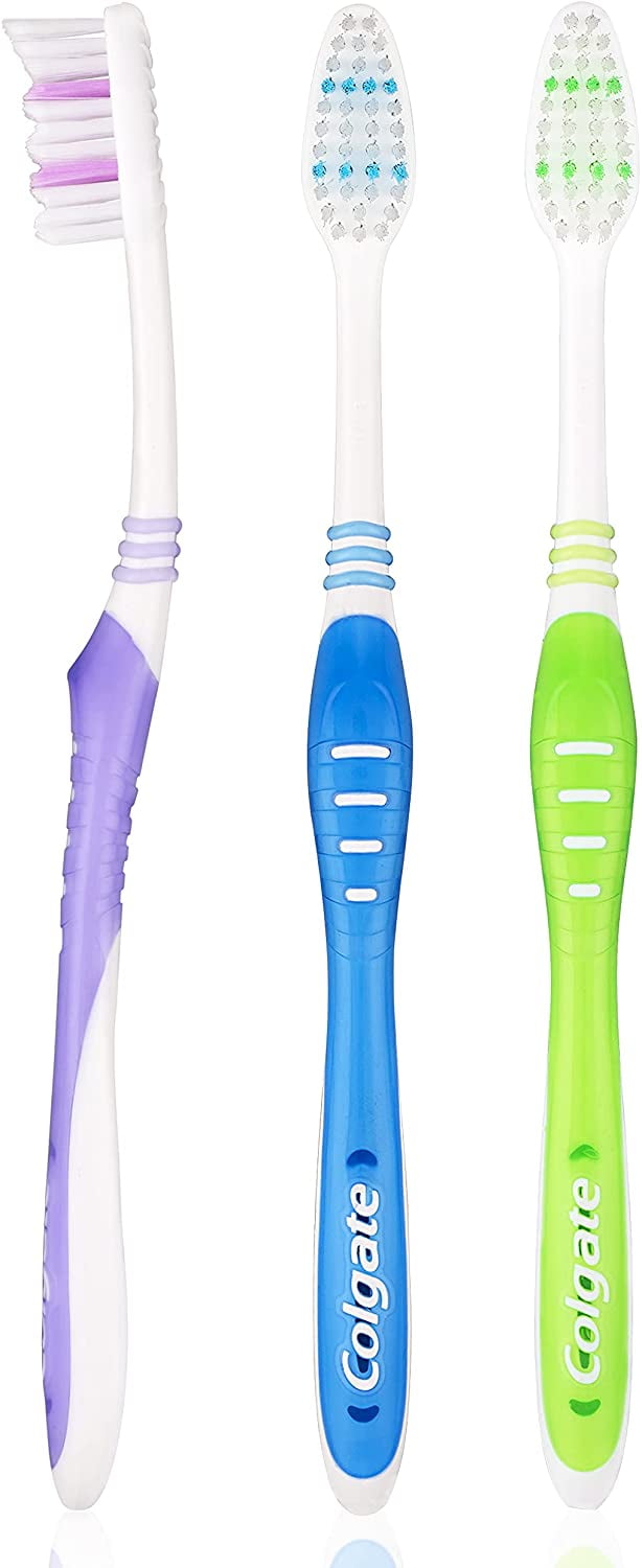 Colgate Zig Zag Toothbrush Medium - 3 Count - Walmart.com