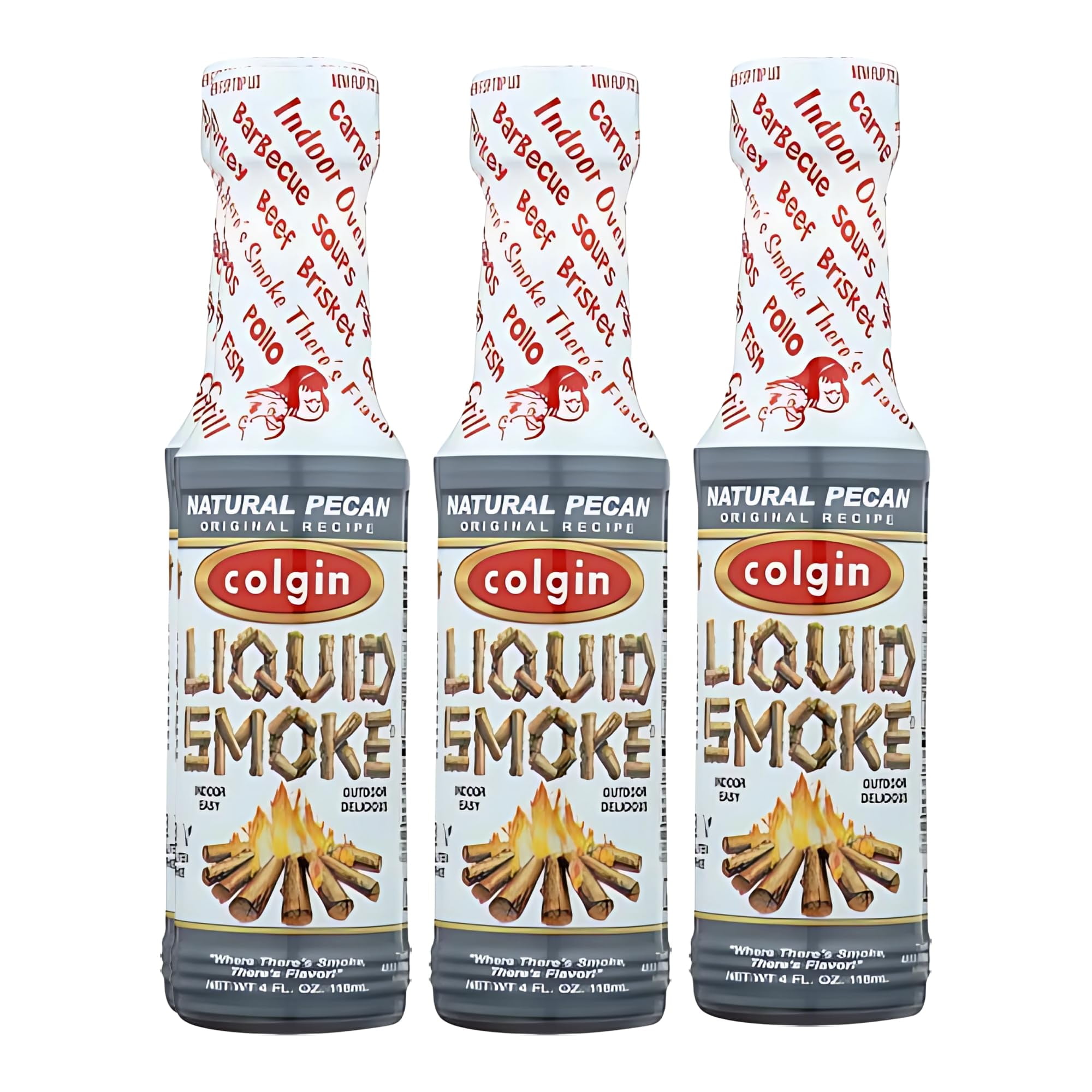 Colgin Authentic Pecan Liquid SAF21 Smoke (4 oz) Home Cooks & BBQ ...