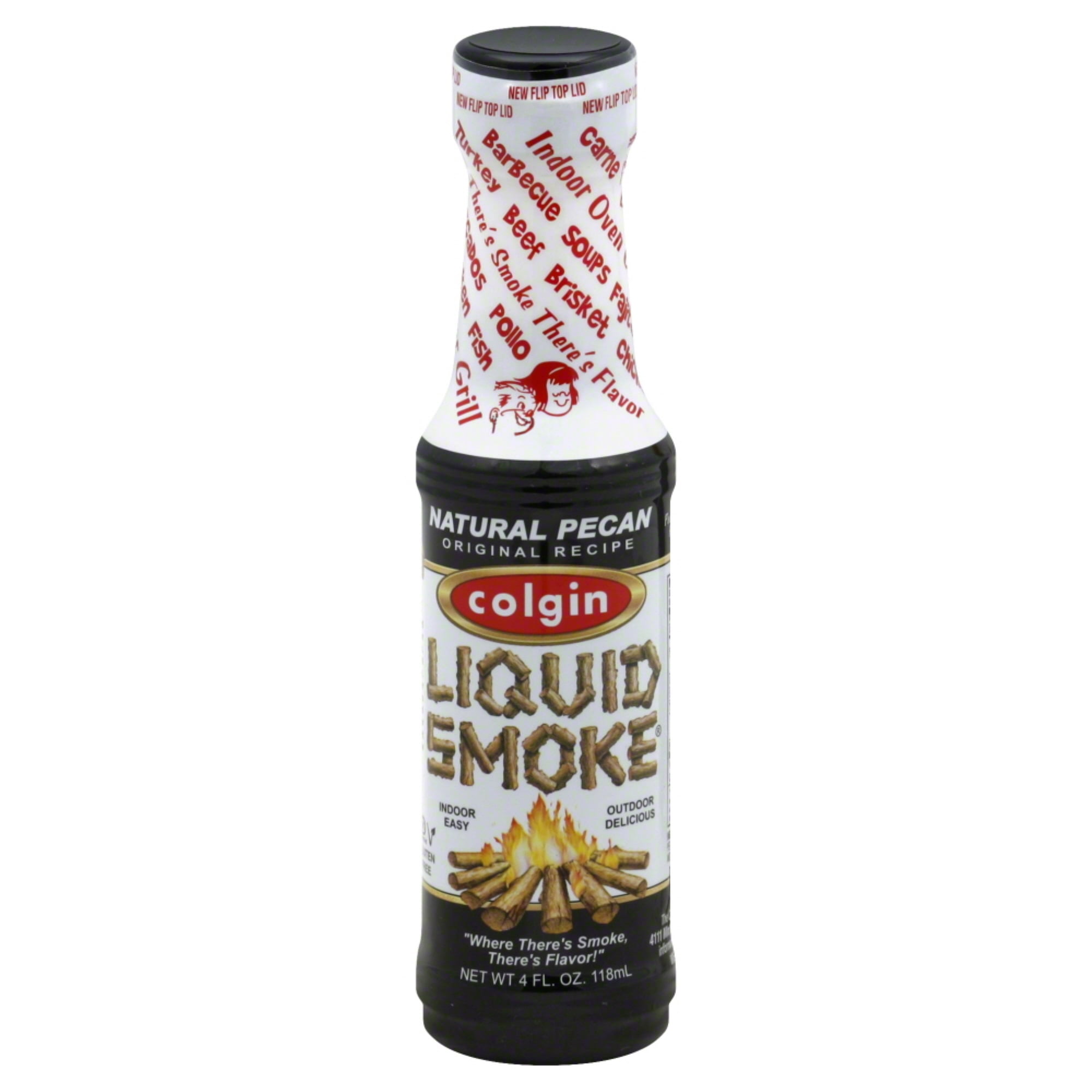 Colgin Original Pecan Liquid Smoke Seasoning Sauce, 4 oz - Walmart.com
