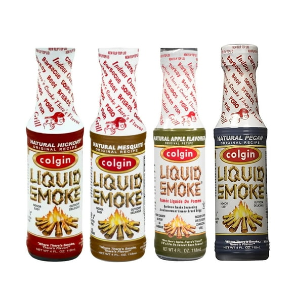 Colgin Liquid Smoke Bundle MFF30 - Hickory, Mesquite, Apple, & Flavors ...