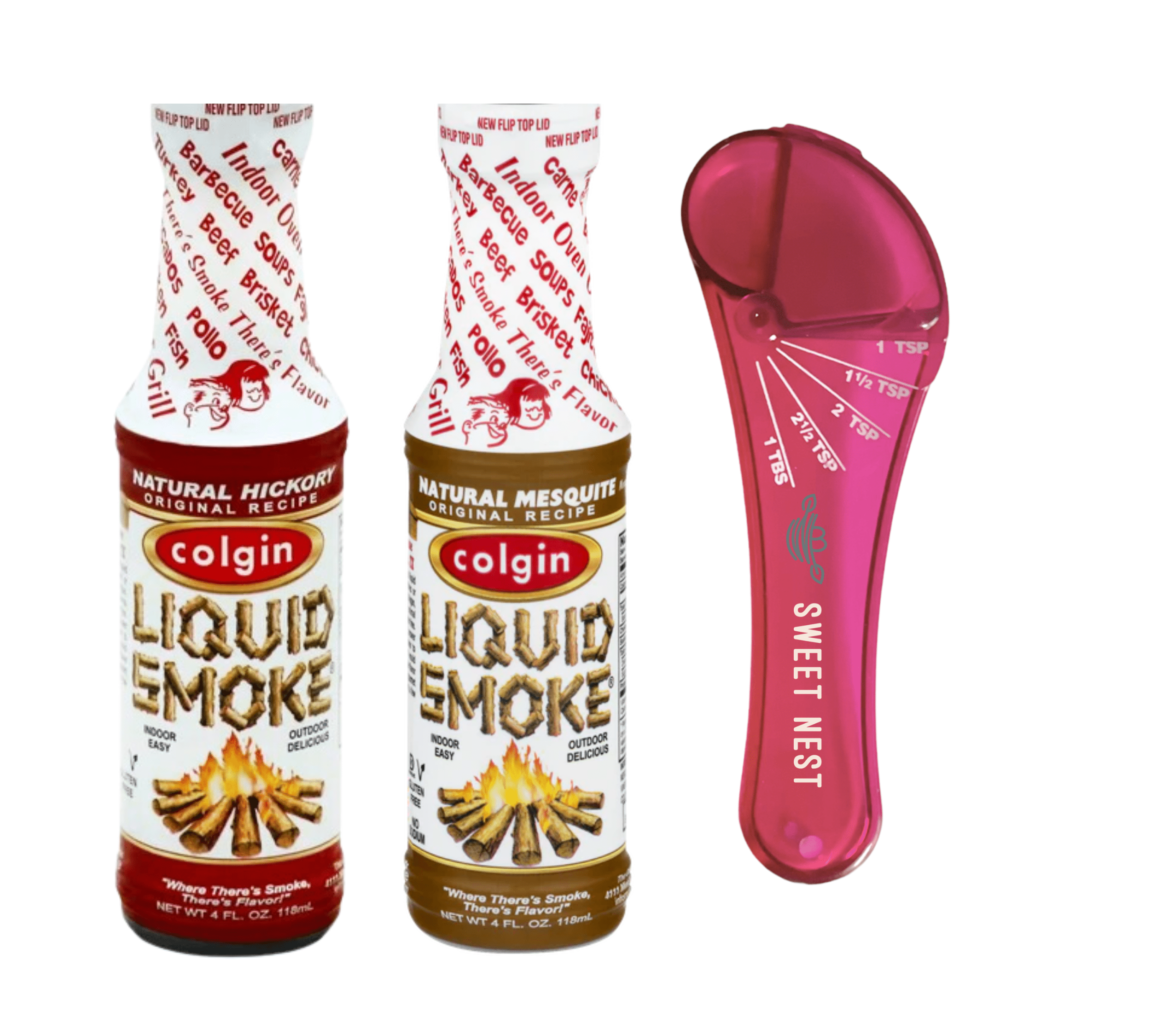 Colgin Liquid Smoke Variety Bundle - Natural Hickory and Mesquite ...