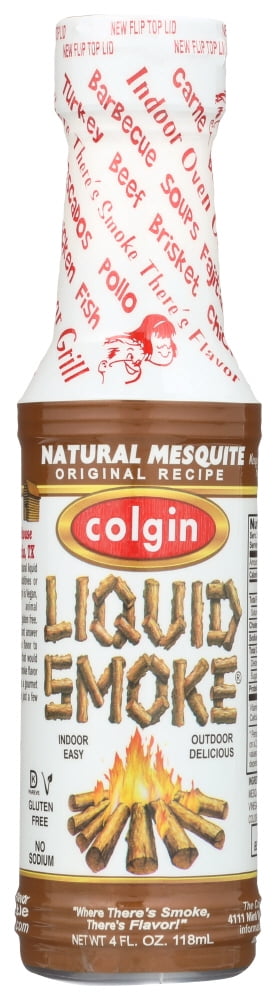 Colgin Liquid Smoke Cooking Sauce, Mesquite Flavor, Gluten-Free, 4 fl ...