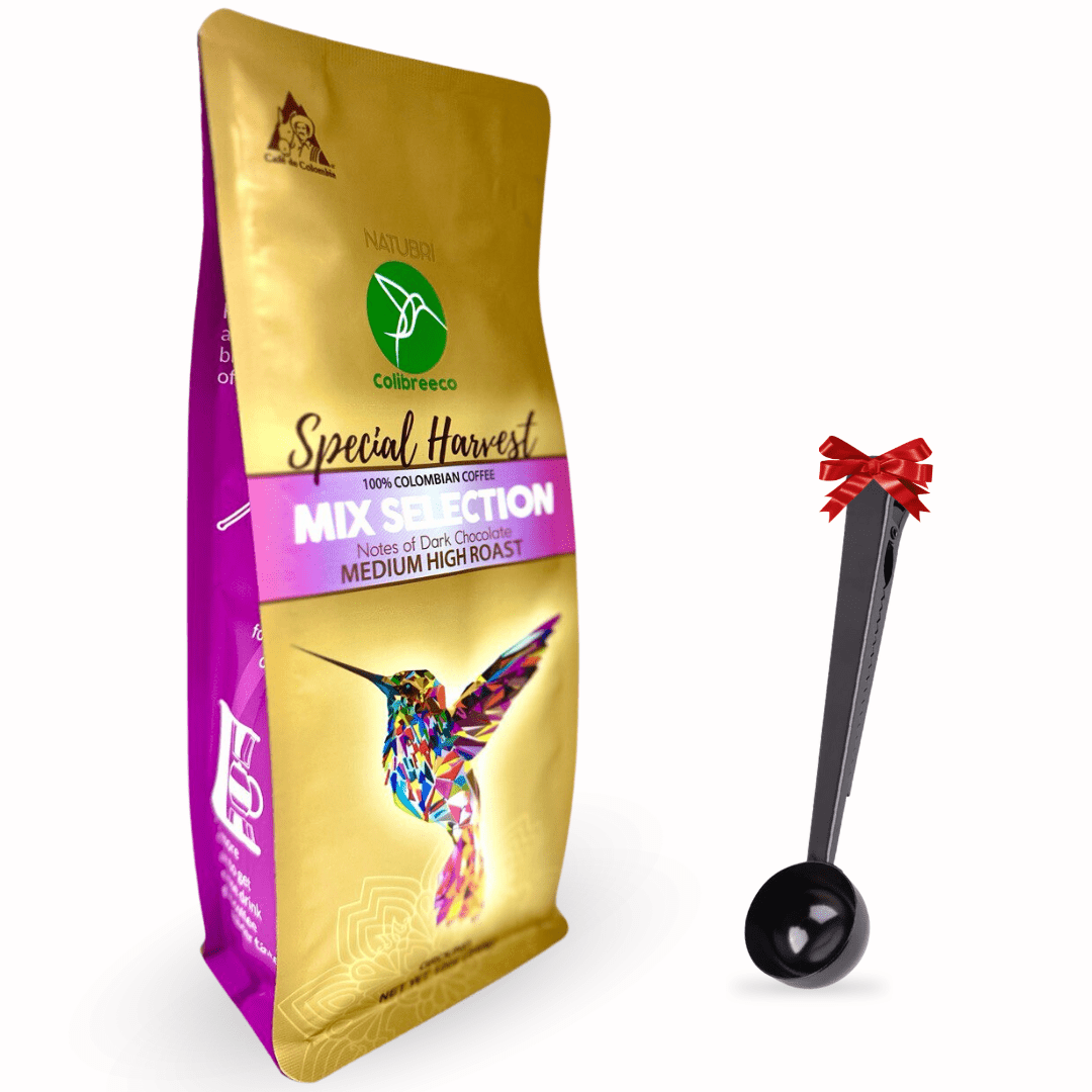 Colibreeco, Colombian Coffee, Mix Selection, Medium Roast, Ground, 12 ...