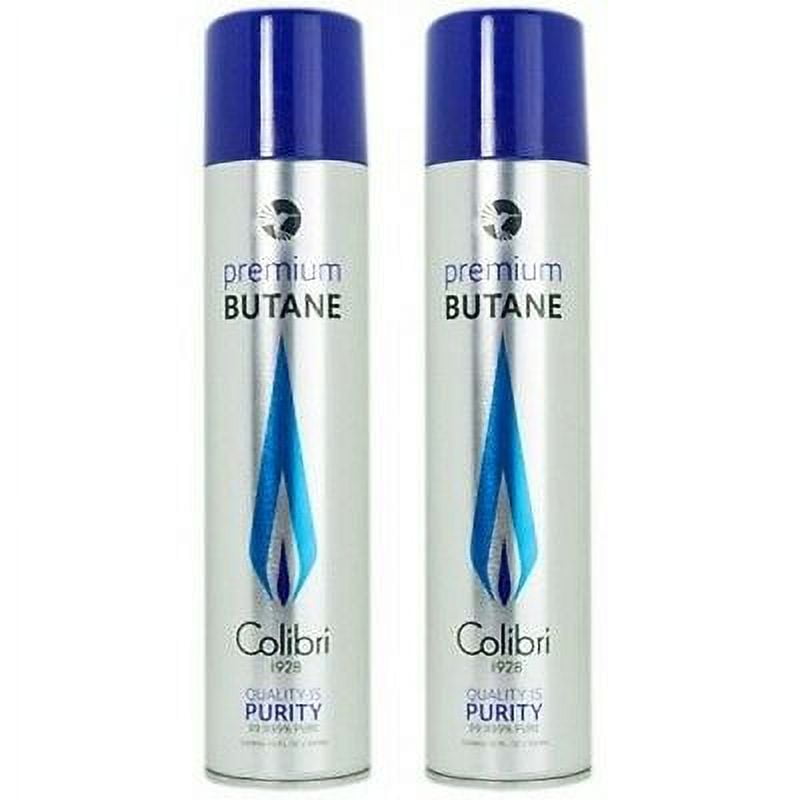 Colibri Premium Lighter Butane 2 Pack Refill Fuel 50g/3.04 oz Canister ...