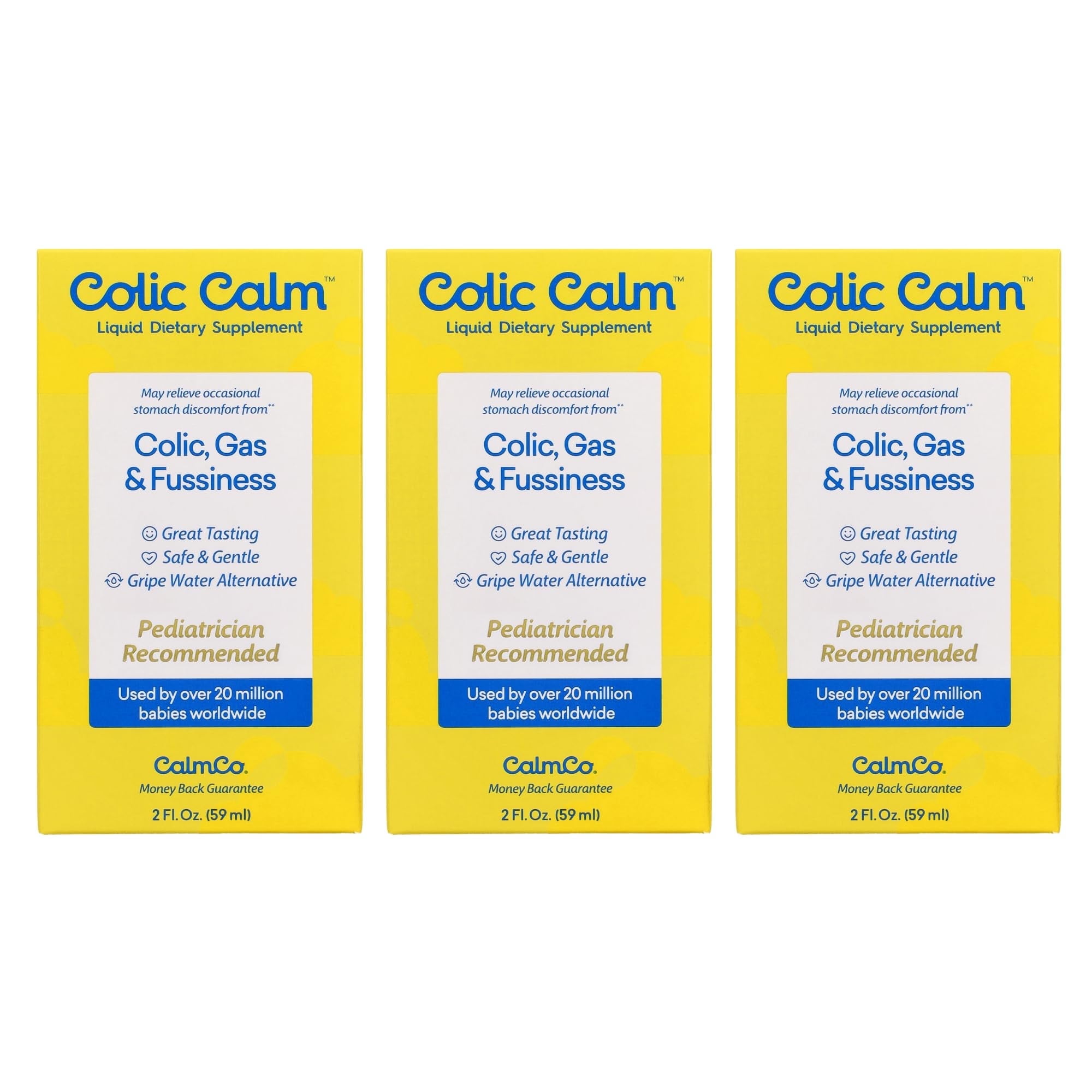 Colic Calm Gripe Water, 2 fl oz (Pack of 3) - Walmart.com