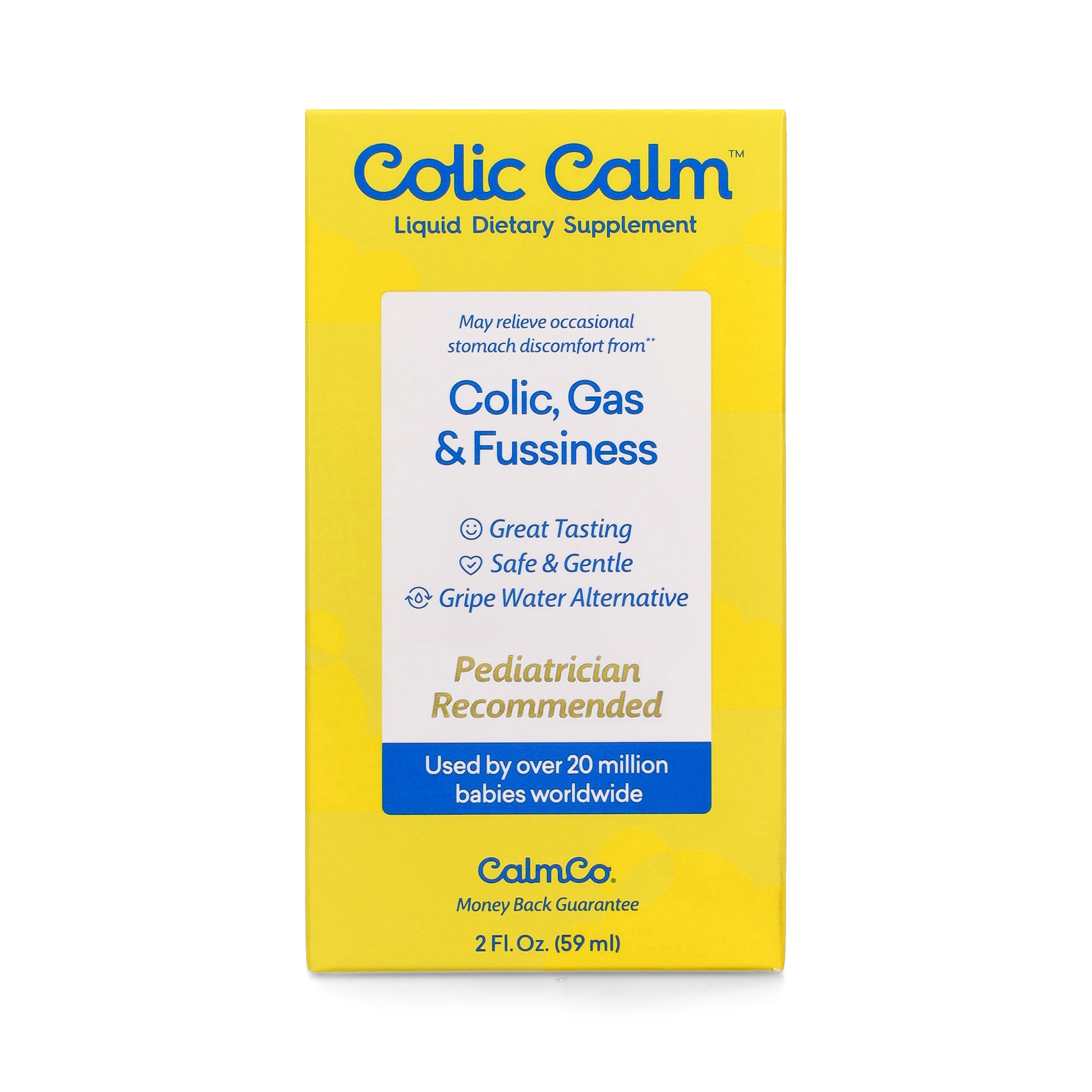 Colic Calm Liquid Dietary Supplement, 2 Fl.oz, Relief for Baby Colic ...