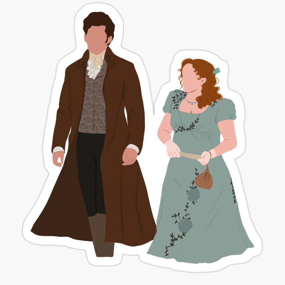 Colin And Penelope Sticker Phone Decal Water Bottle Stickers Car Decals ...