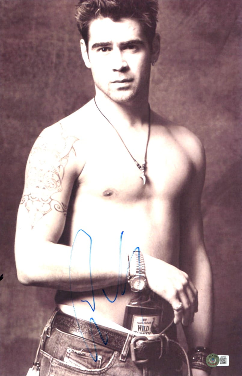 Colin Farrell Signed Autographed 11X17 Photo Vintage B/W Denim Jeans ...