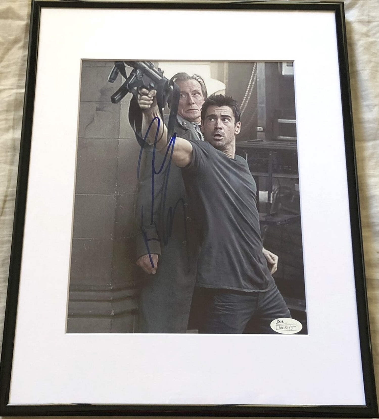 Colin Farrell autographed Total Recall 8x10 movie photo framed JSA ...