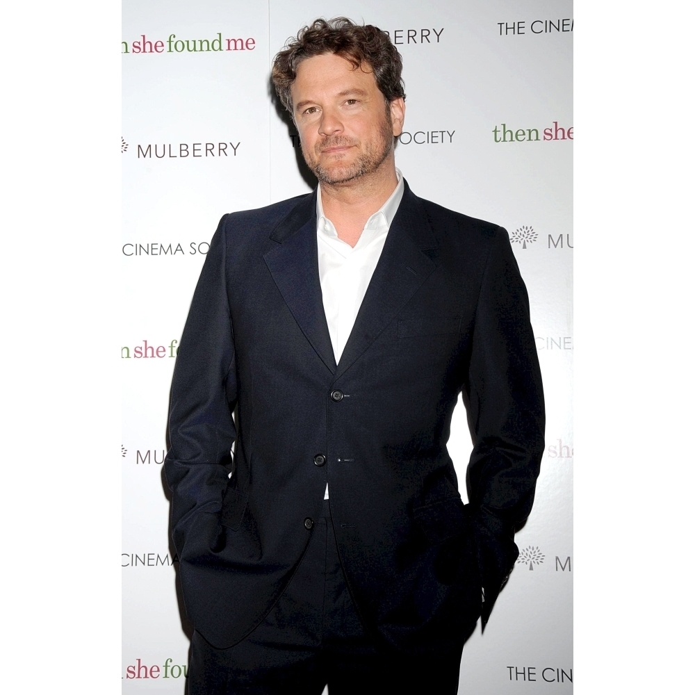 Colin Firth At Arrivals For Then She Found Me Premiere Amc Lincoln ...