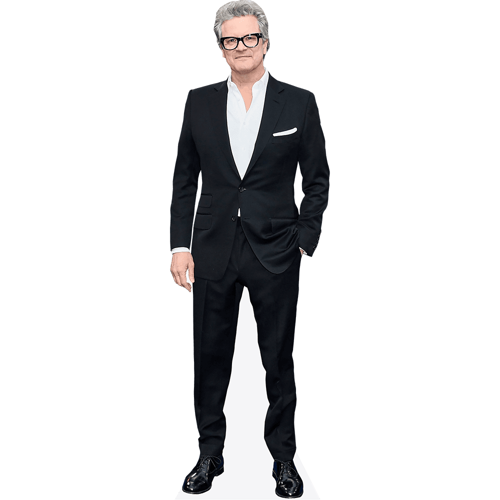 Colin Firth (Black Outfit) Mini Cardboard Cutout Standee - Walmart.com