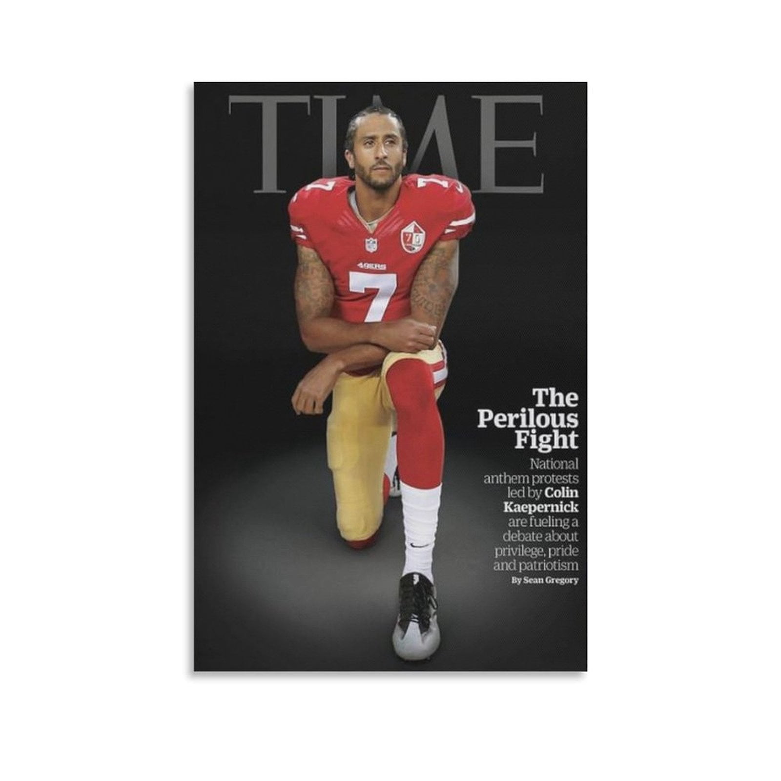 Colin Kaepernick Canvas Poster Poster Cool Artworks Painting Wall Art ...