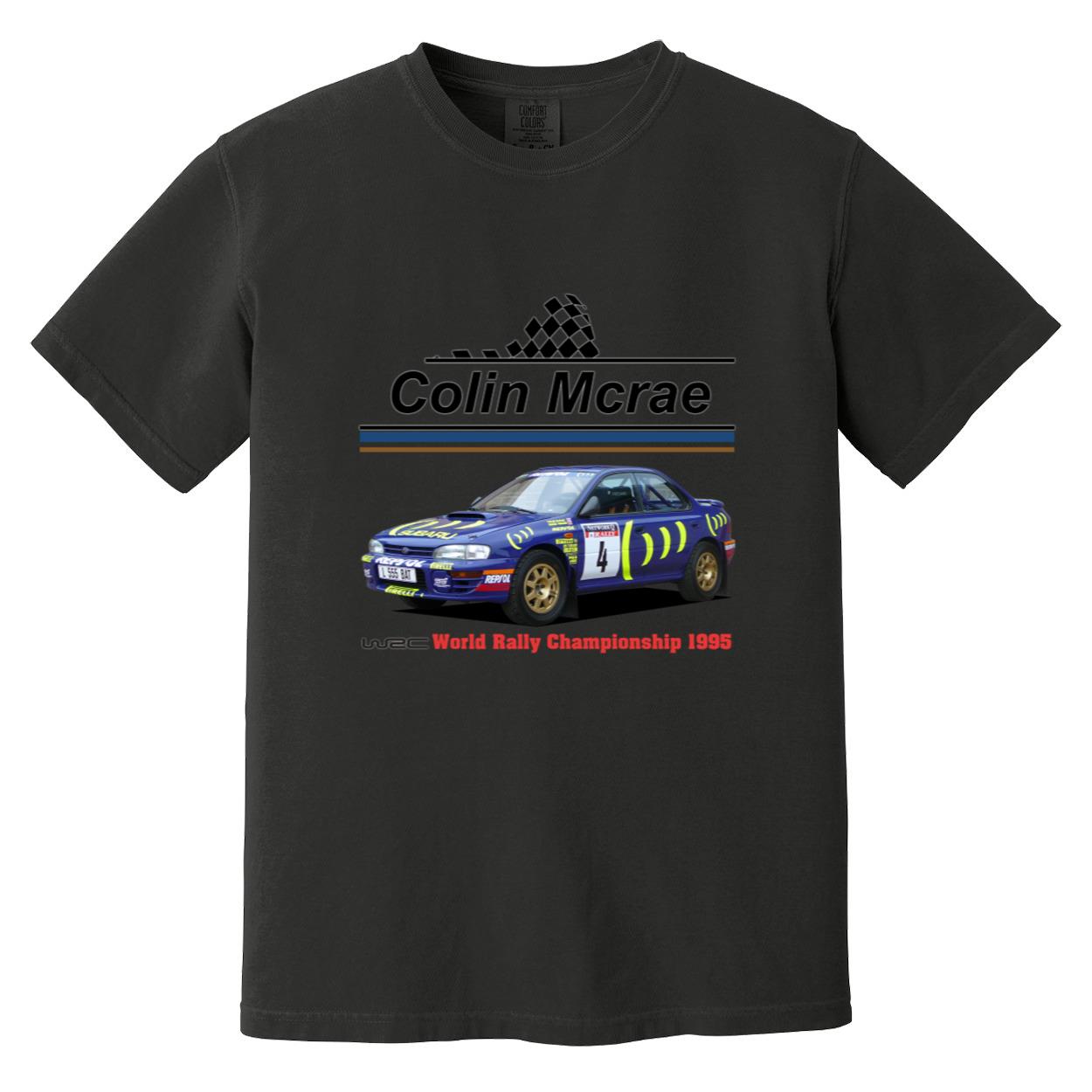 Colin McRae Comfort Color T-shirt with Bold Rally Inspired Graphic ...