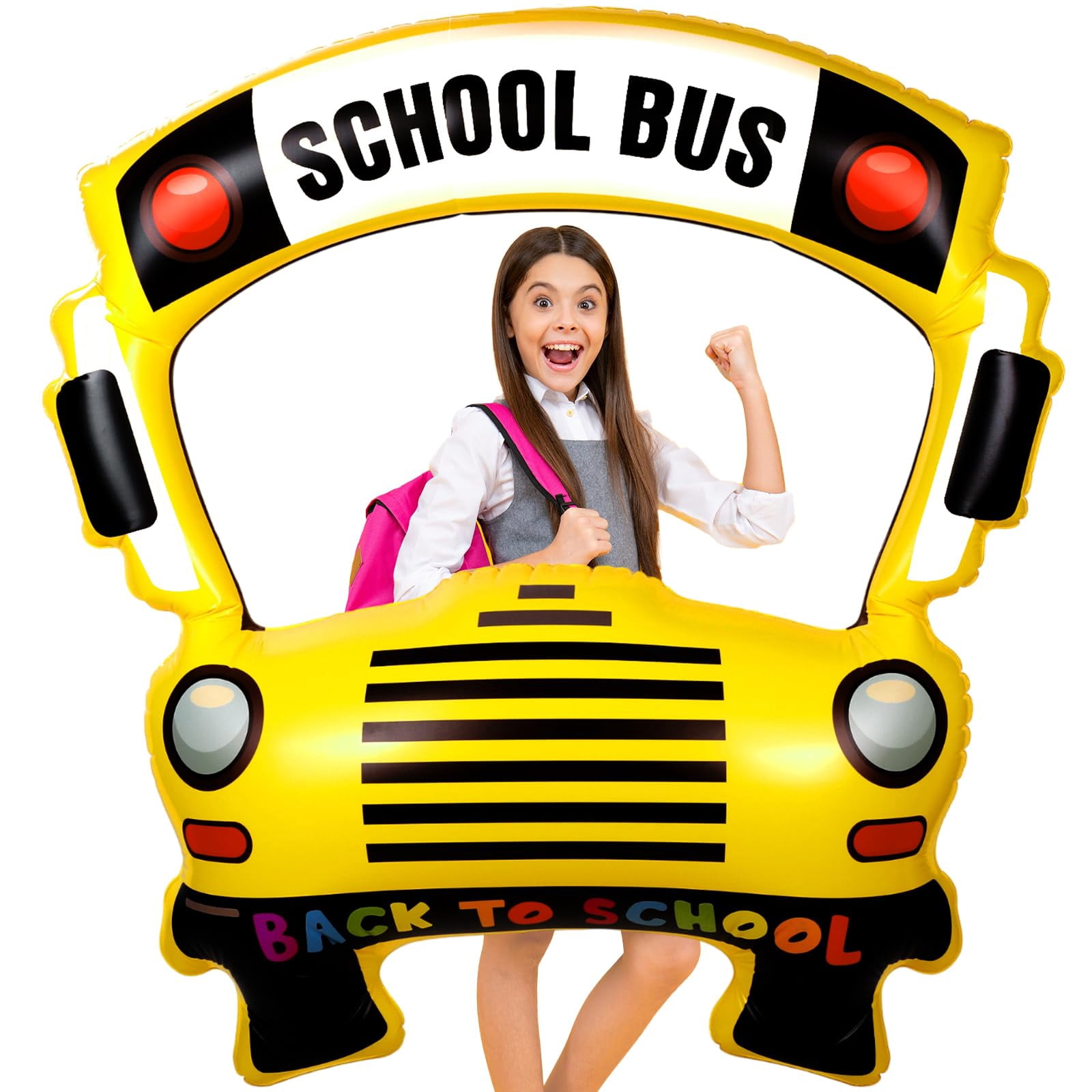 Colingmill 55 InchTRDN Back to School Photo Frame School Bus Pedestal ...