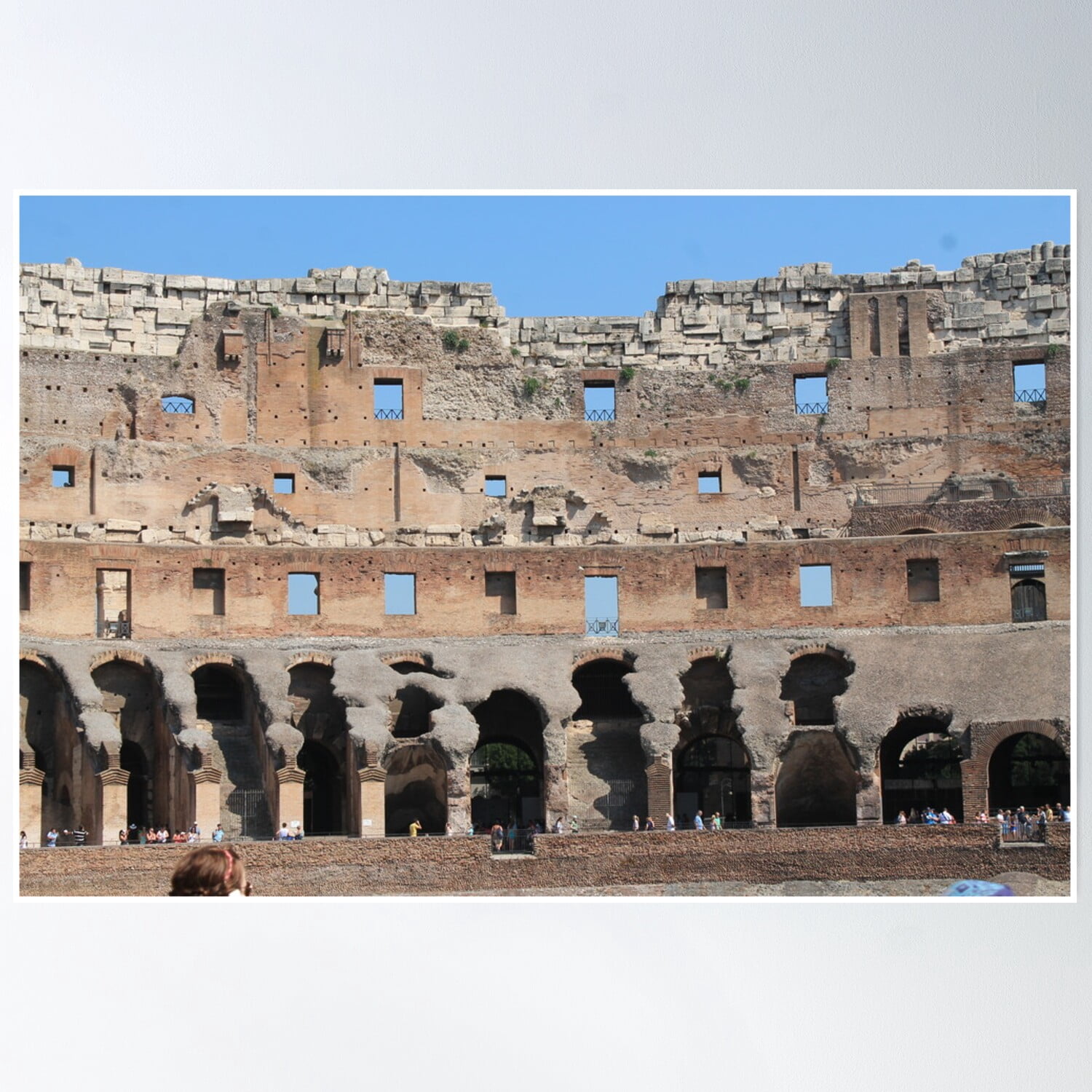 Coliseum Poster Wall Art, Modern Wall Decor, 8x12 UNFRAMED - Walmart.com