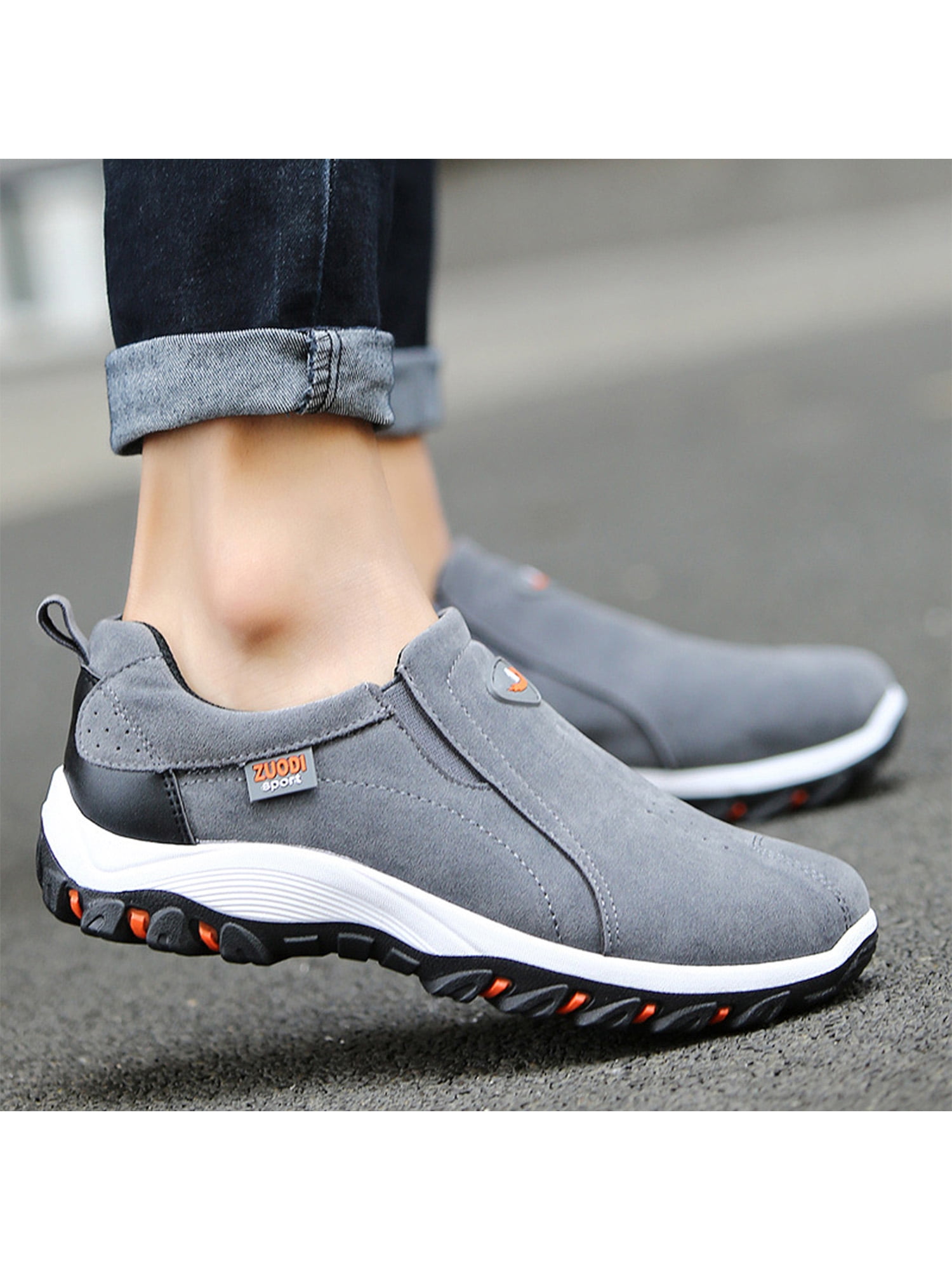 Colisha Men's Slip on LightWeight Slip Resistant Outdoor Shoes ...