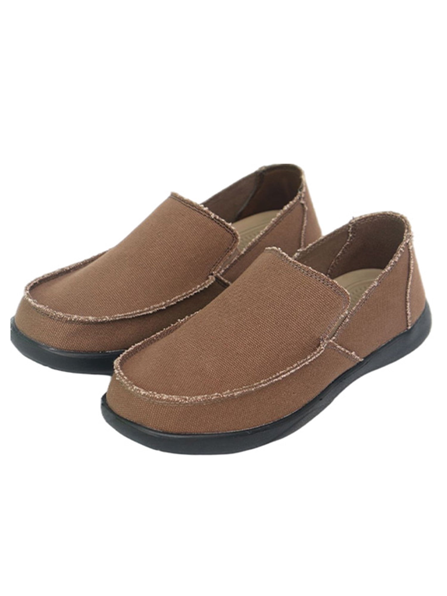 Colisha Mens Canvas Shoes Comfort Loafers Lightweight Wide Width Slip ...