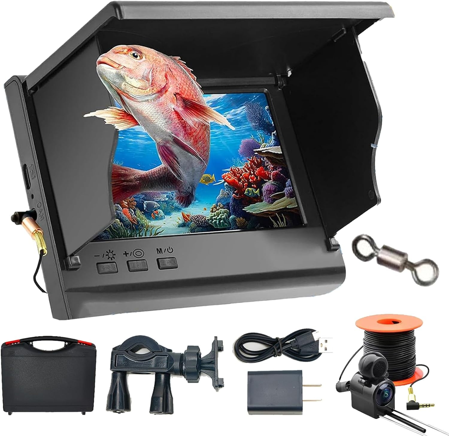 Colitt Underwater Fishing Camera, Night Vision Portable Fish Finder, 4. ...