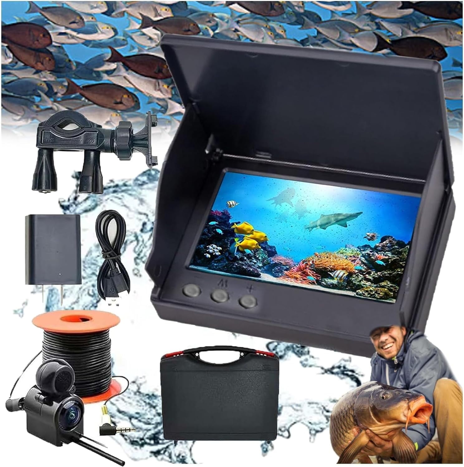 Colitt - Underwater Fishing Camera, Underwater 220° Fishing Camera ...