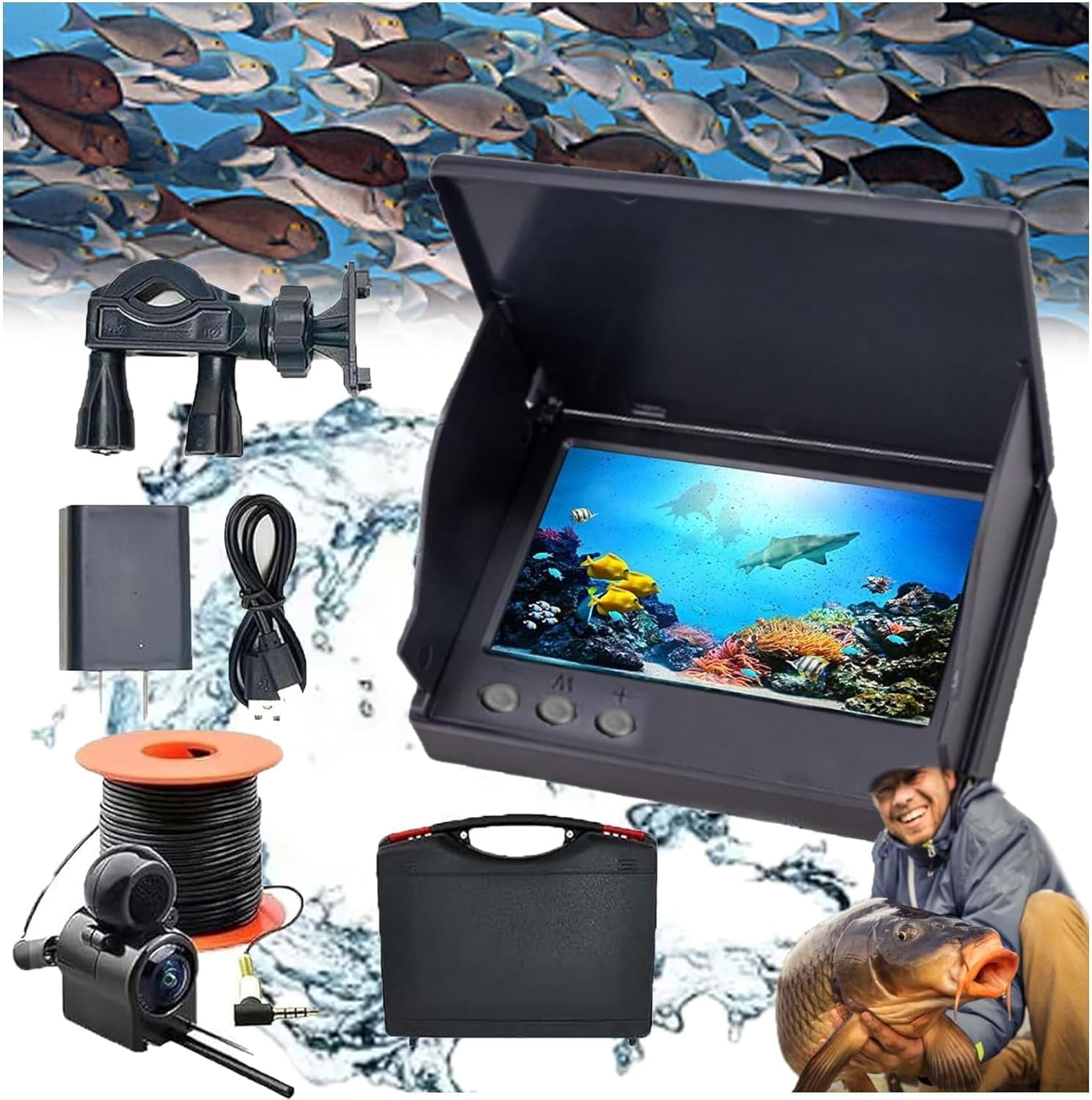 Colitt - Underwater Fishing Camera, Underwater 220° Fishing Camera ...