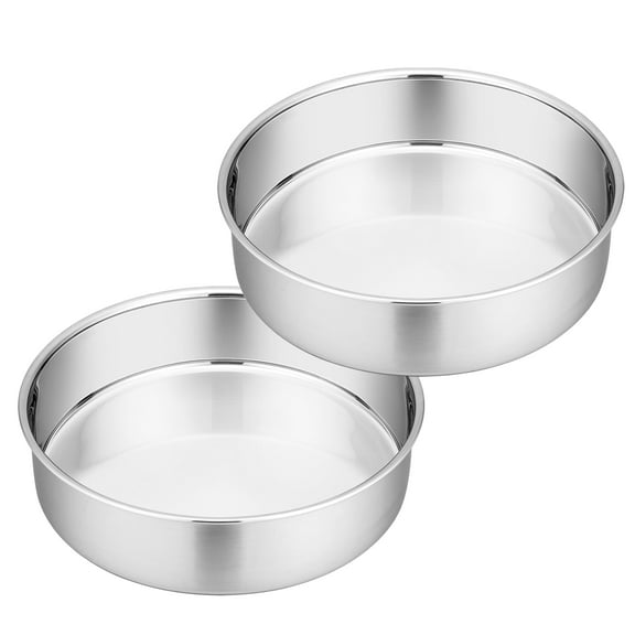 MORESEC under $5 Round Cake Pan, Non Stick Round Cake Pan, Removable ...