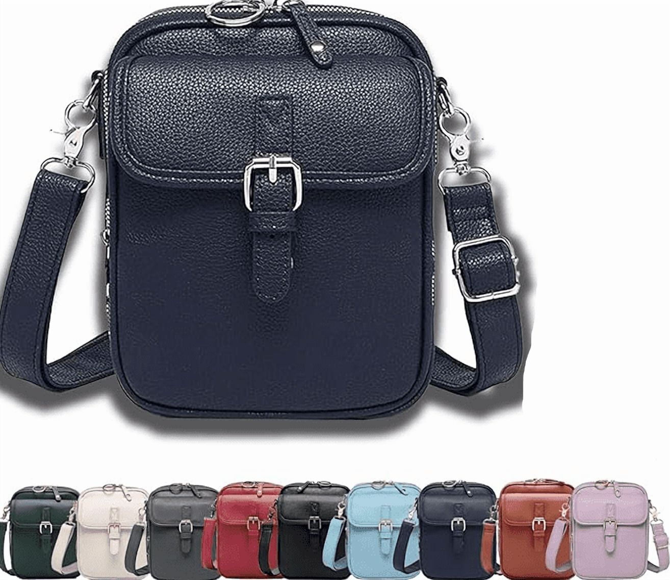 Collaboraten Crossbody Leather Bag - Small Anti-Theft Messenger Bag ...