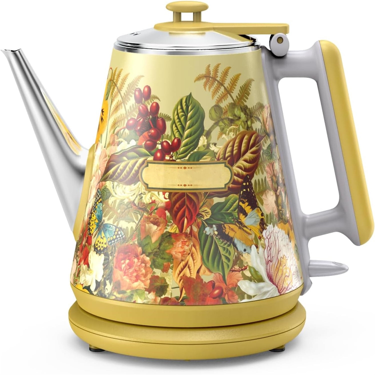 Collaboration Electric Kettle- 1 Litres / 34 Ounces Retro Small Tea ...