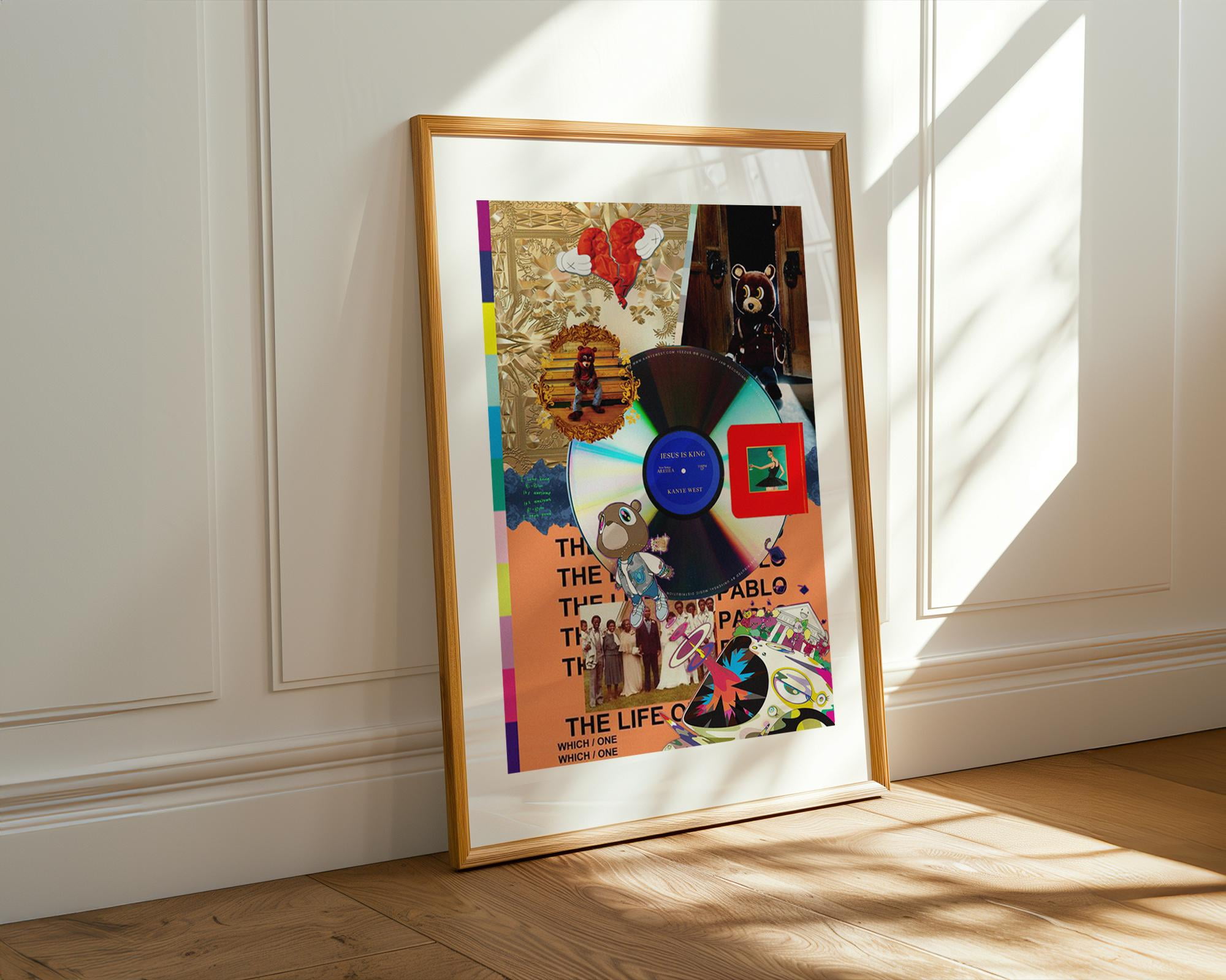 Collage Art – Iconic Hip Hop for Ye Fans & Music Lovers - Walmart.com
