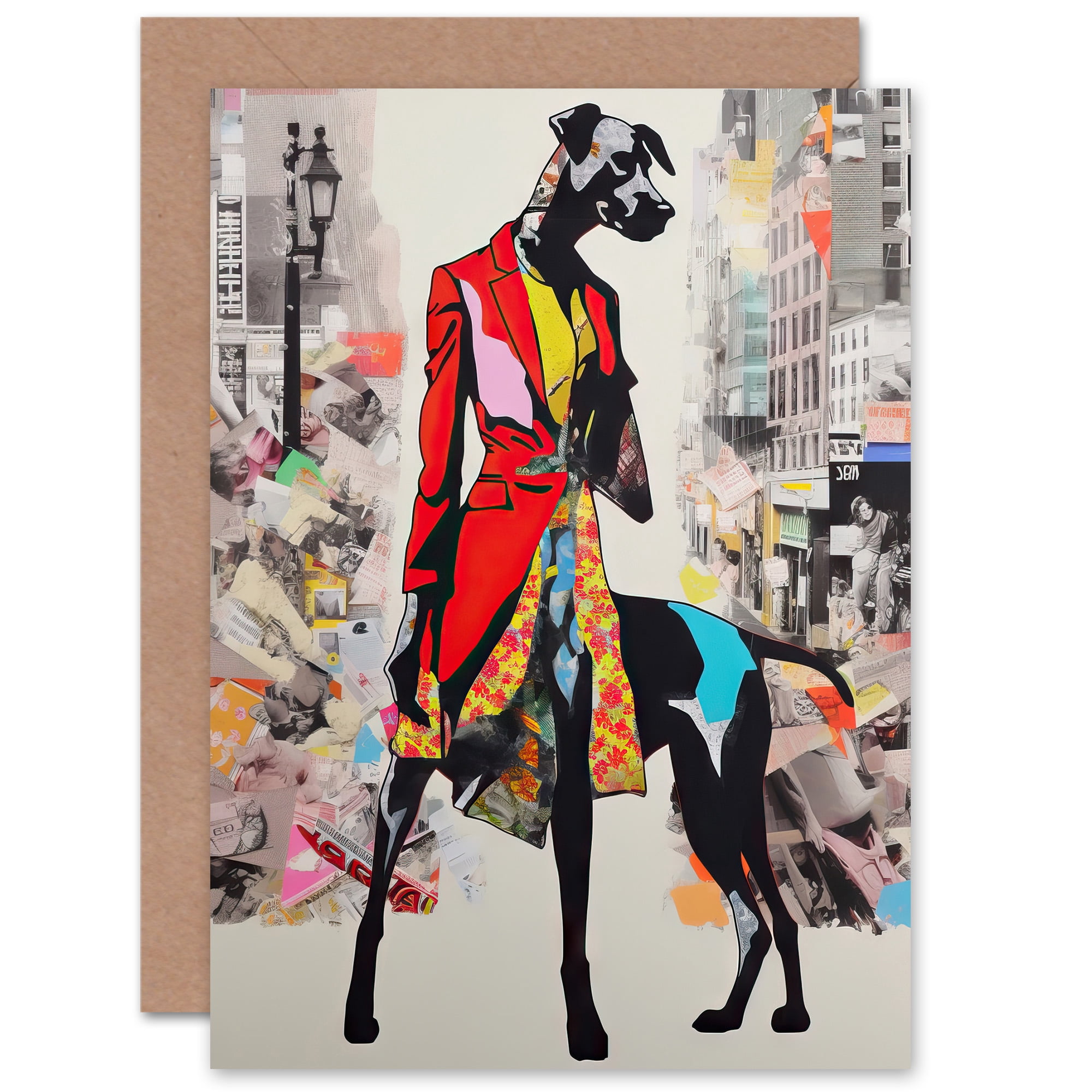 Collage Dashing Doberman Dog for Wife Her Mum Sister Daughter Mom Gran ...