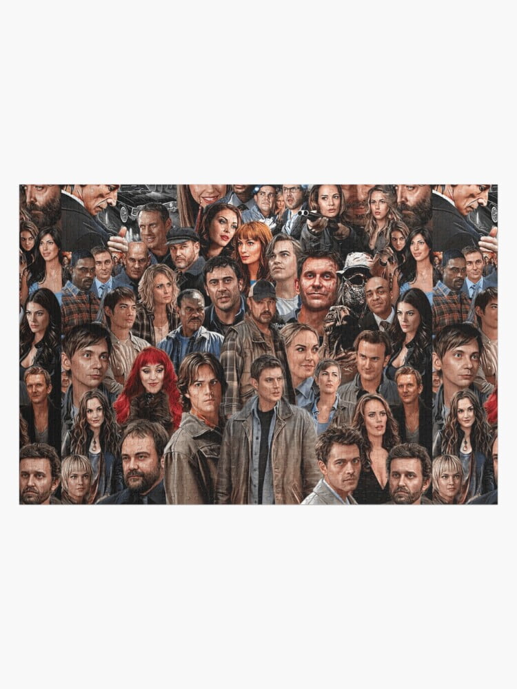 Collage Of Supernatural Jigsaw Puzzle Funny Wooden Jigsaw Puzzles for ...